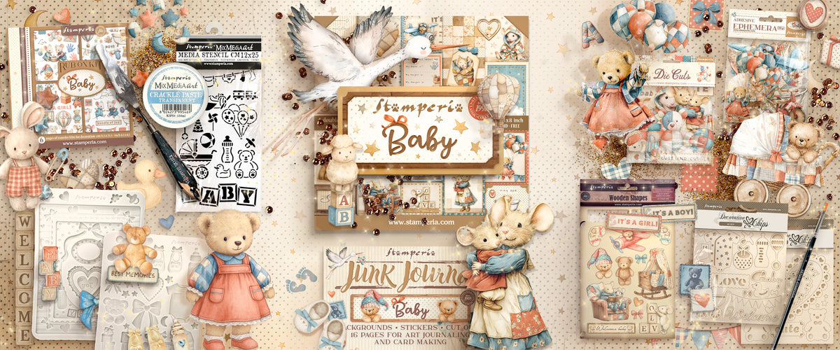Stamperia Baby Collection – Art Inspirations Crafts UK