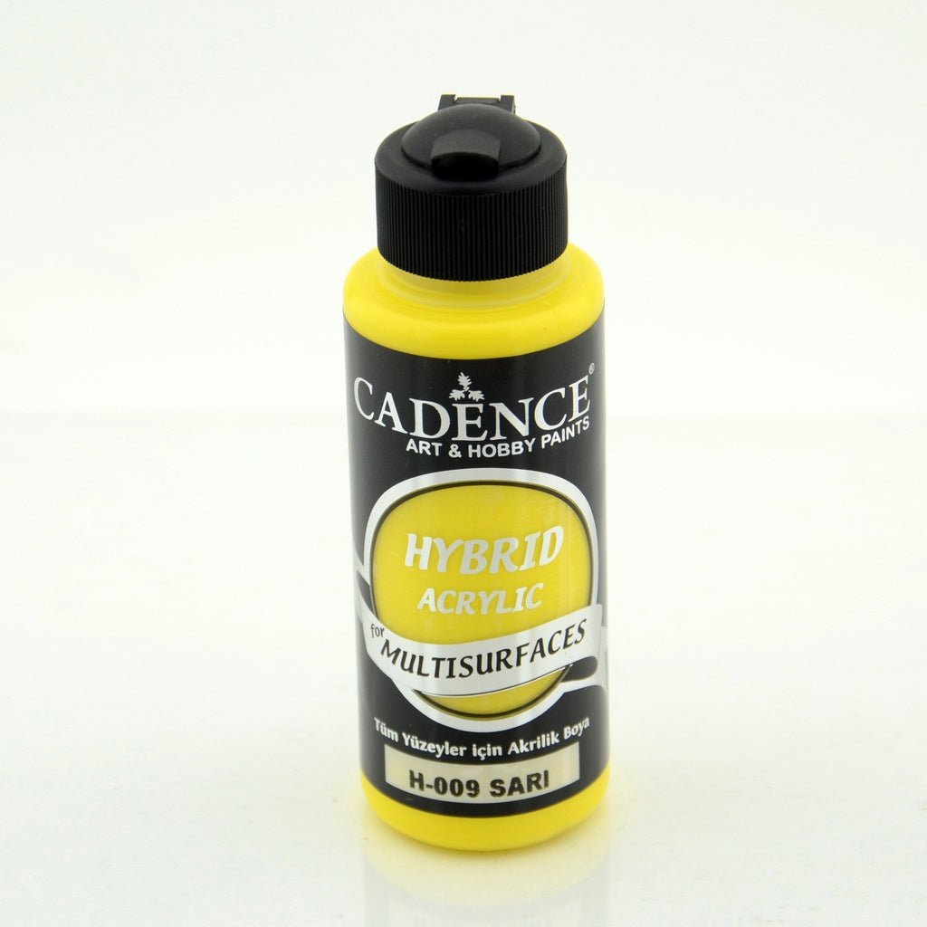 Cadence Hybrid Acrylic Paint - Yellow (120ml) – Art Inspirations Crafts UK