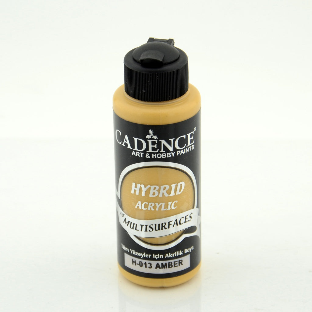Cadence Hybrid Acrylic Paint - Amber (120ml) – Art Inspirations Crafts UK