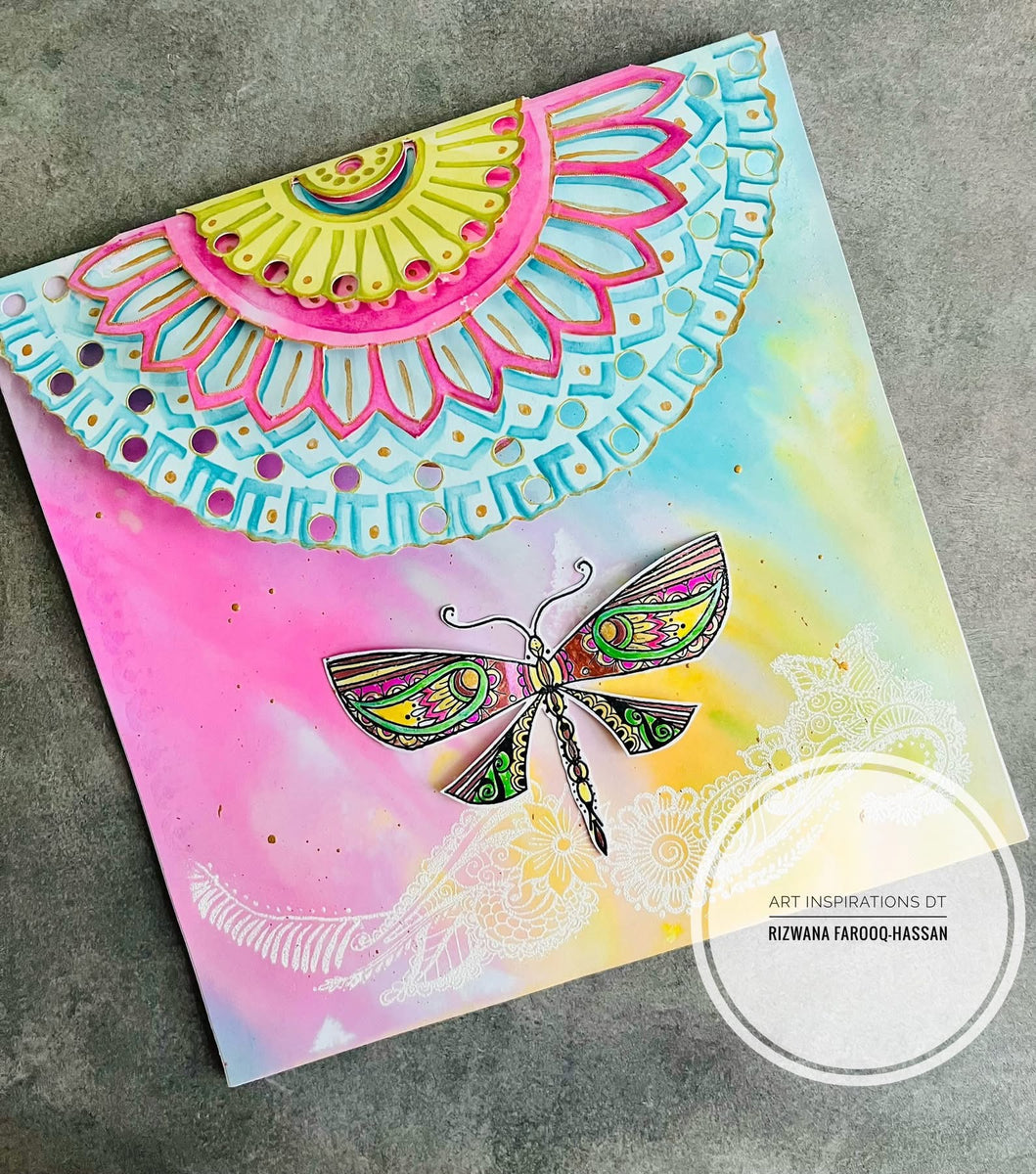 Art Inspirations with Leonie - Indian Collection - Henna Dragonfly - A ...