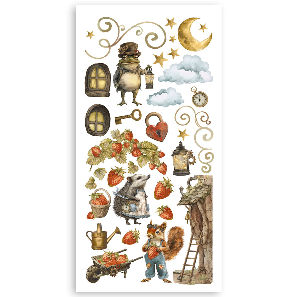 Stamperia Romantic Collection Hidden Grove Paper Cut Outs - 4 double f ...