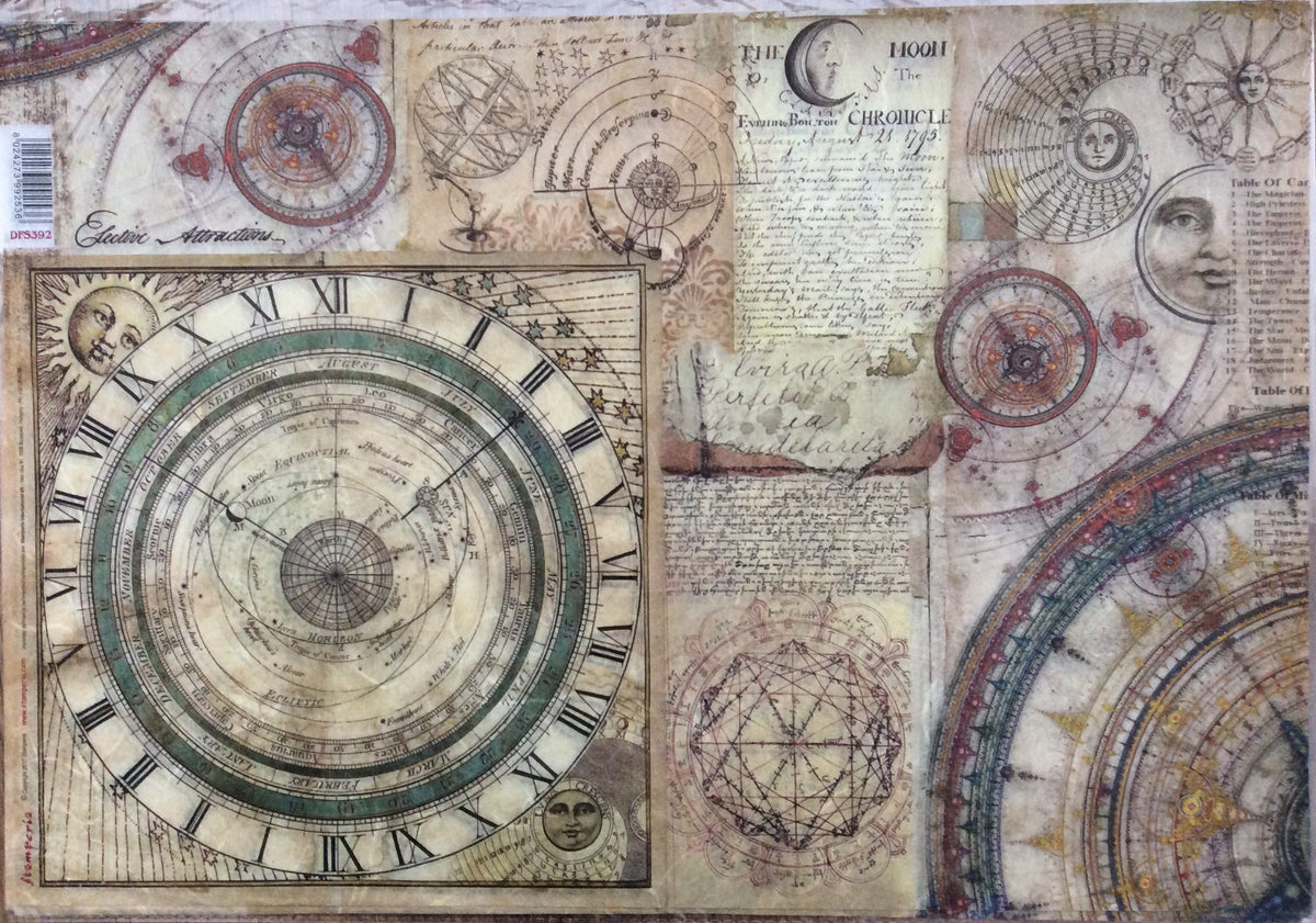 Stamperia Decoupage Rice Paper A3 Alchemy Astronomy DFS392 – Art ...
