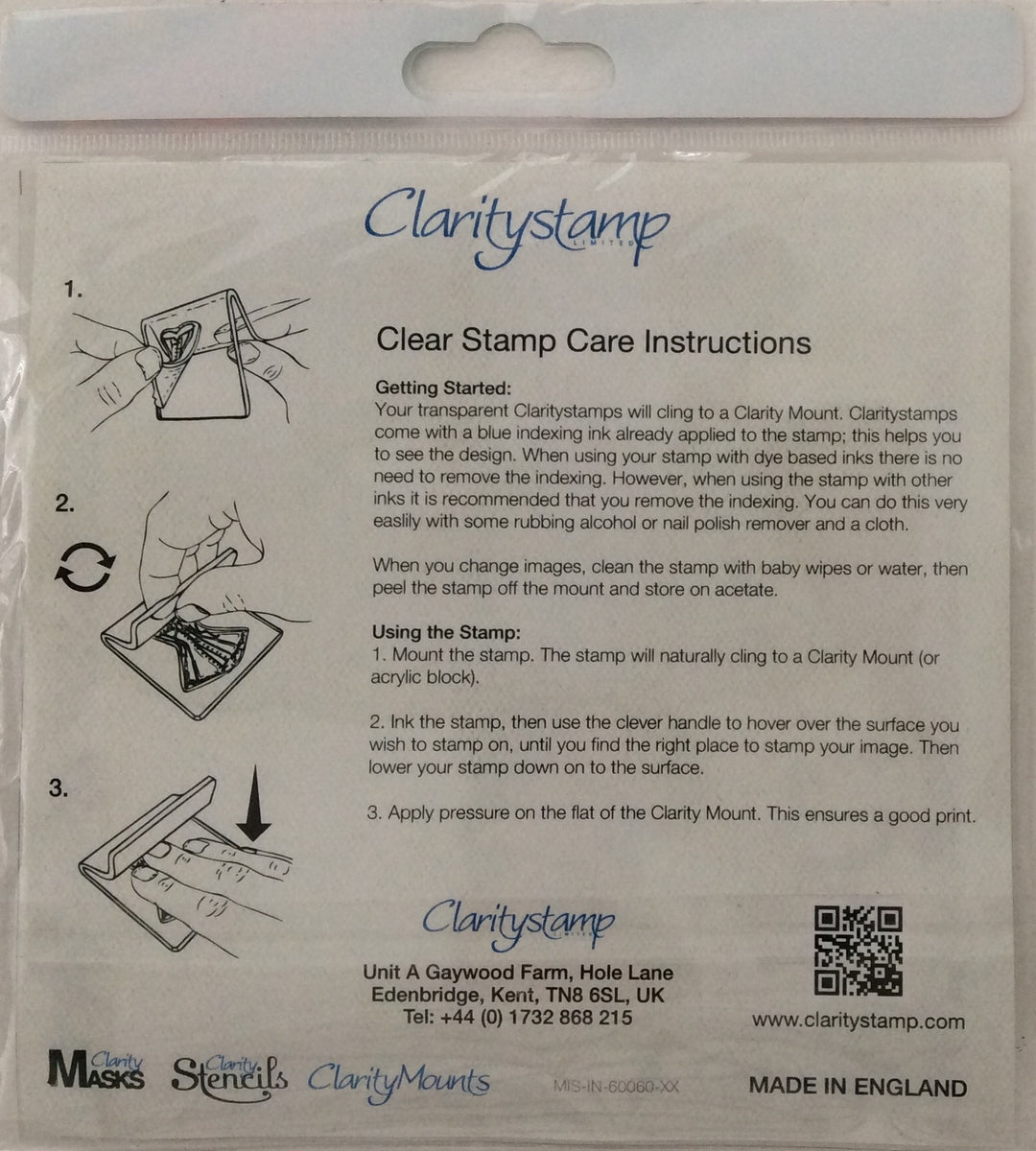 Clarity Stamp Unmounted Clear Stamp Set of 5 Designed by Leonie Pujol ...