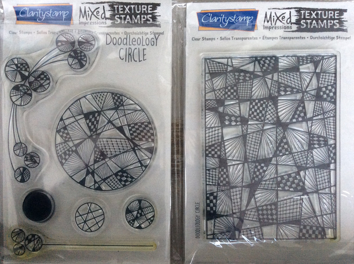 Clarity Stamp Mixed Impressions Texture Clear Stamp Set - Doodleology ...