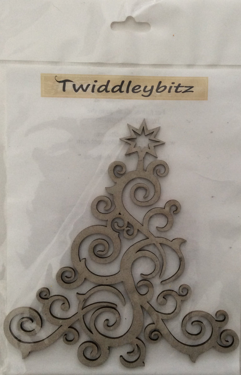 Twiddleybitz Large Curly Christmas Tree – Art Inspirations Crafts UK