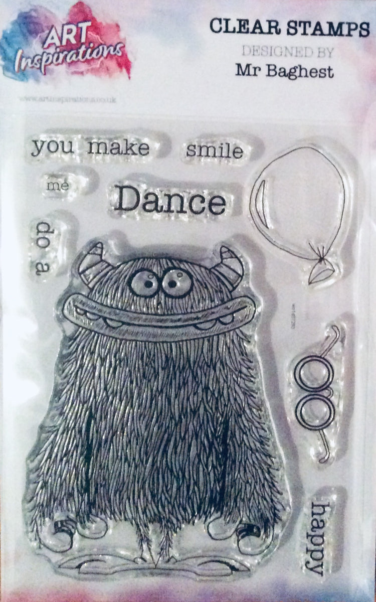 Art Inspirations with Mr Barghest A7 Stamp Set - Smile - 9 Stamps – Art ...