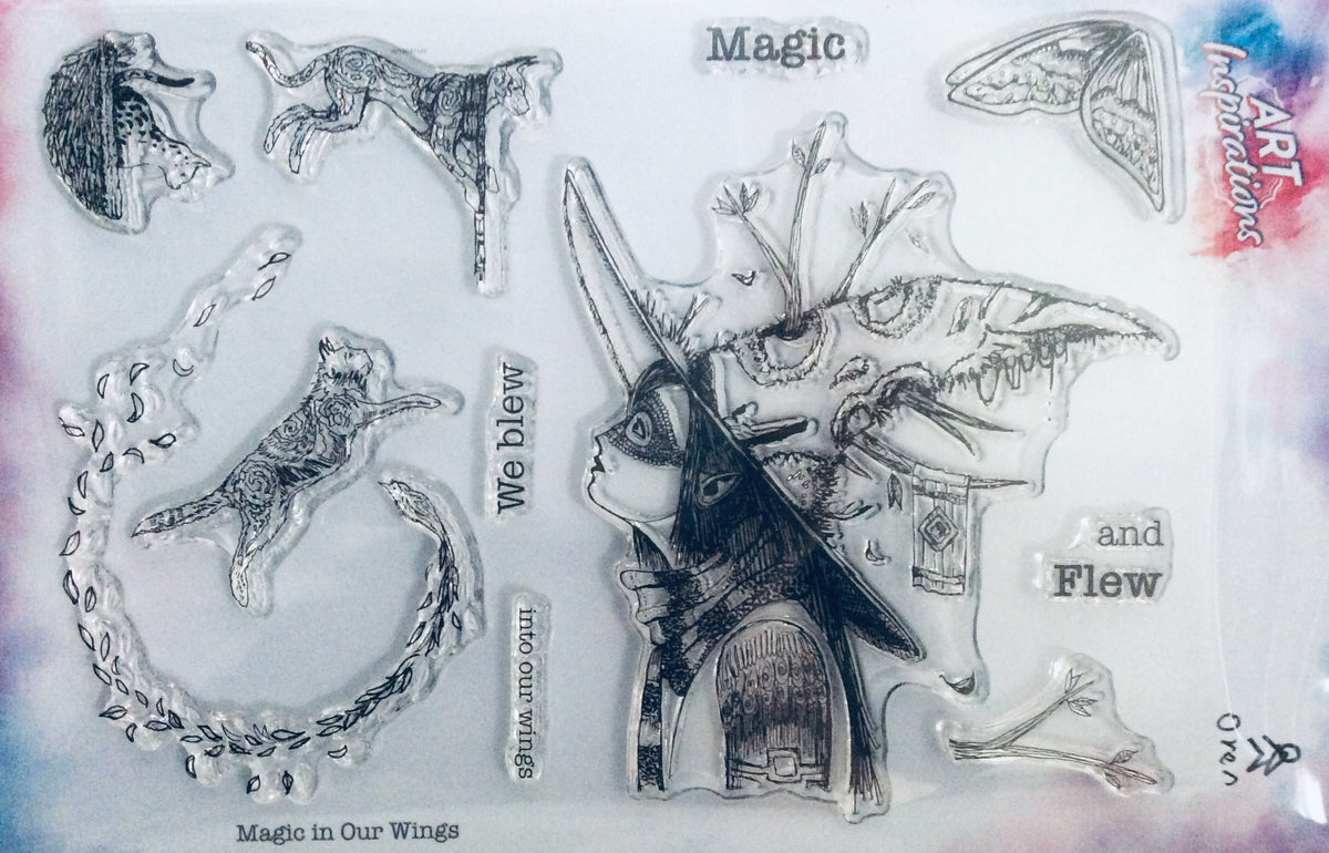 Art Inspirations with Oren - Monsters of Nowhere - A5 Stamp - Magic in ...