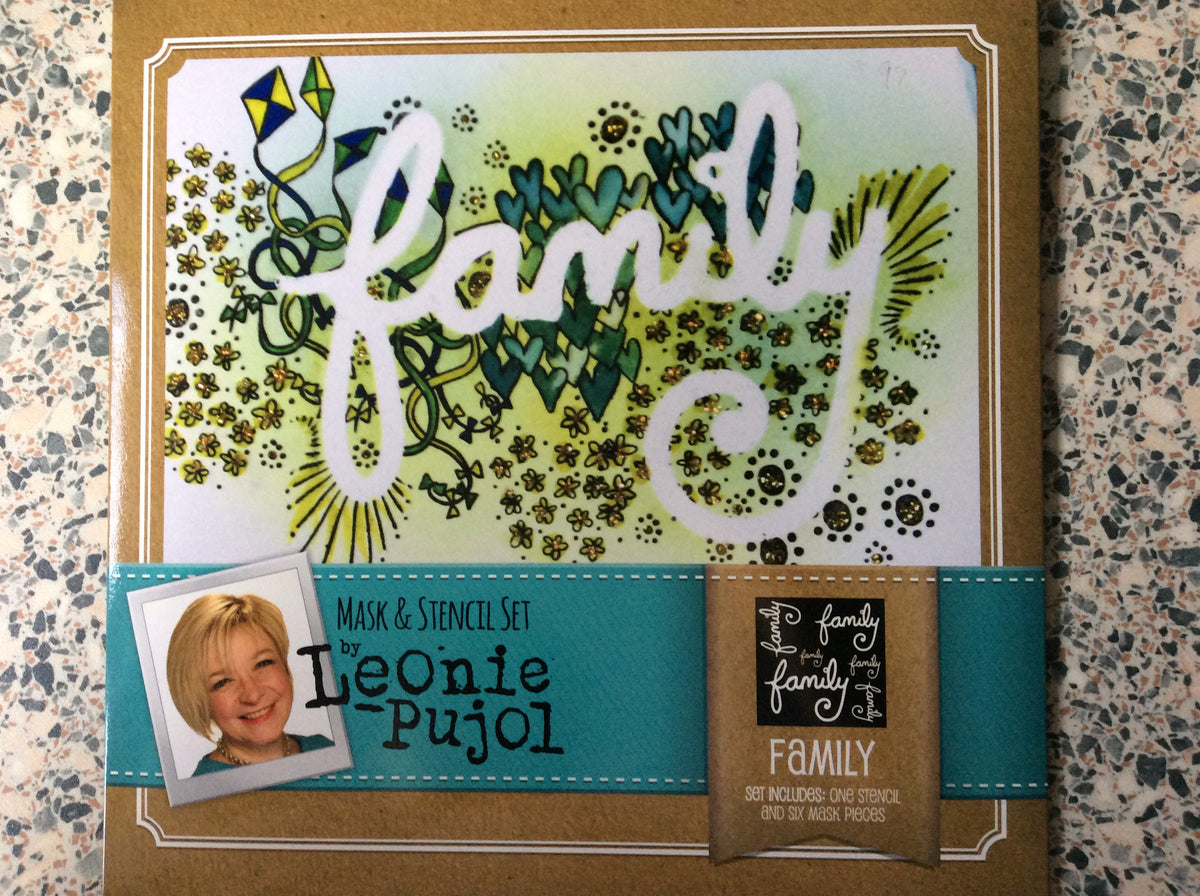 Crafters Companion Mask & Stencil Set by Leonie Pujol - Family – Art ...
